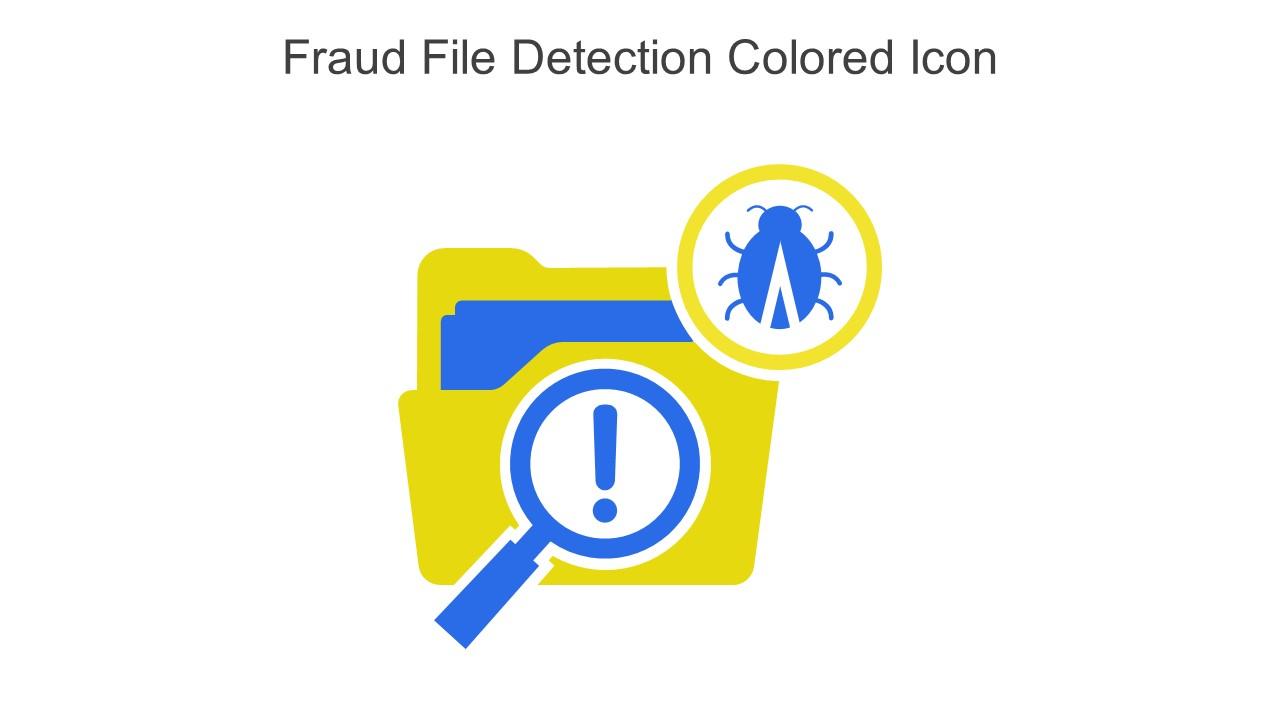 Fraud File Detection Colored Icon In Powerpoint Pptx Png And Editable Eps Format Ppt Slide