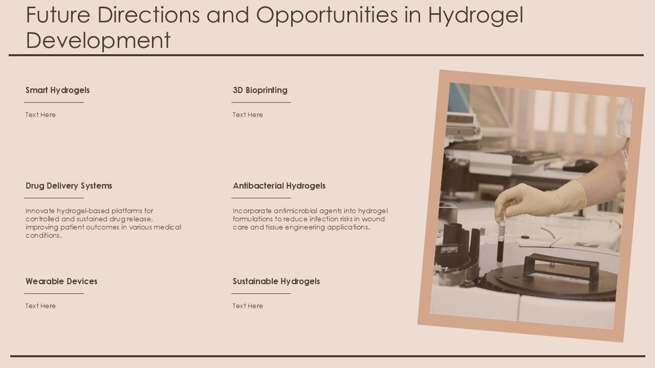 Future Directions And Opportunities In Development Hydrogels PPT ...