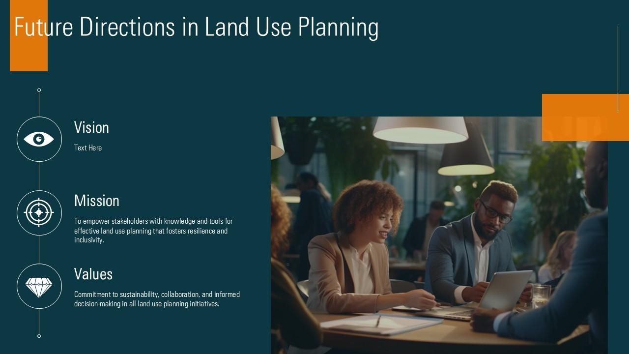 Future Directions In Land Use Planning PPT Template ST AI SS PPT Template