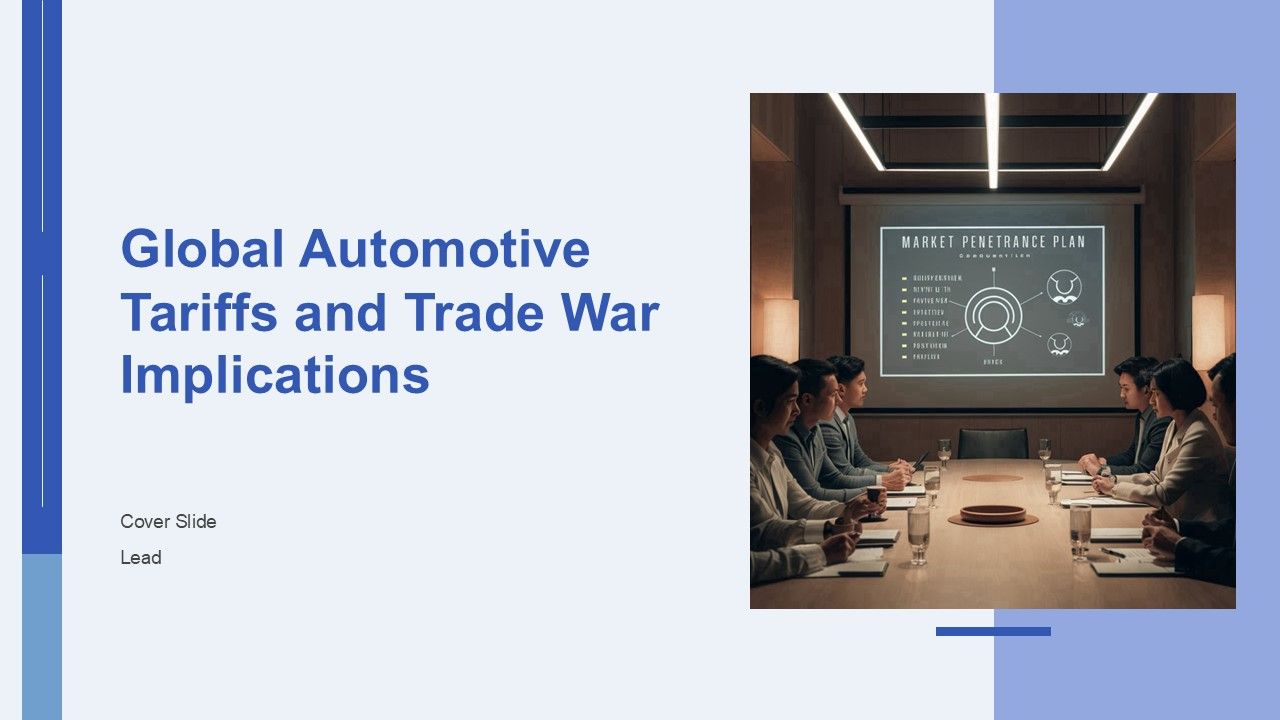 Global Automotive Tariffs And Trade War Implications PPT Outline AT
