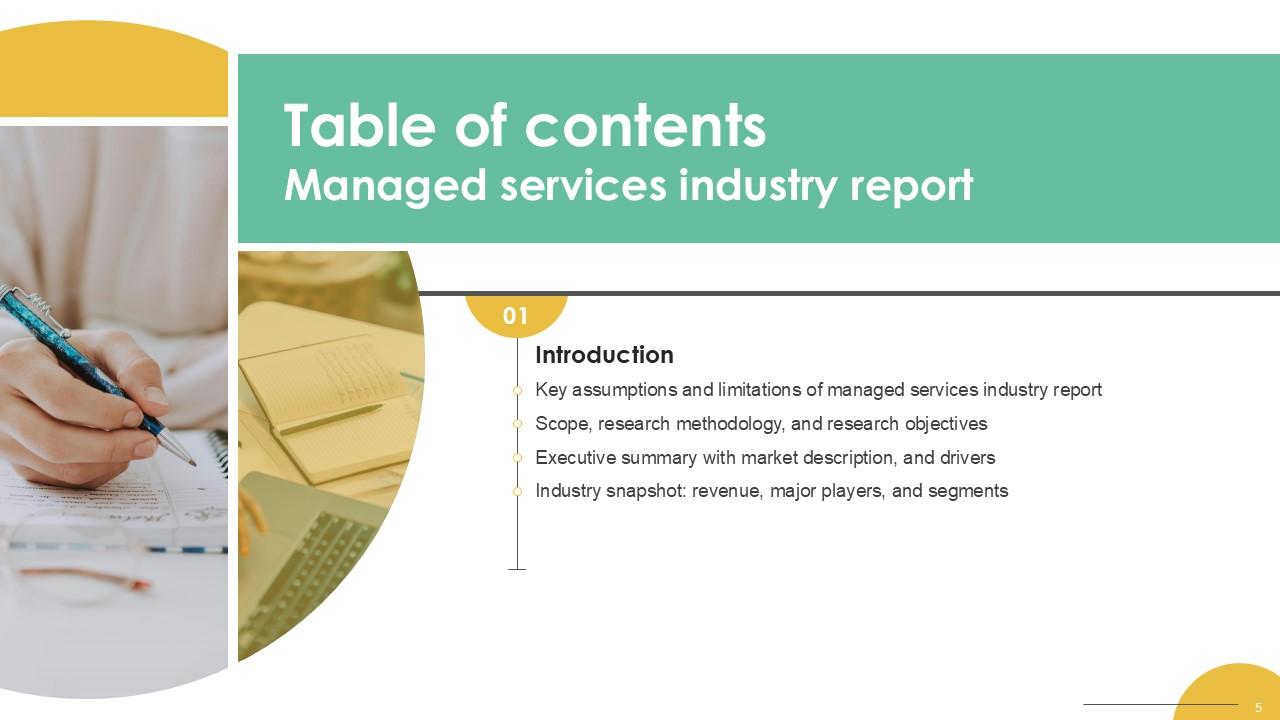 Top 10 Global Managed Services Industry Outlook PowerPoint Presentation ...