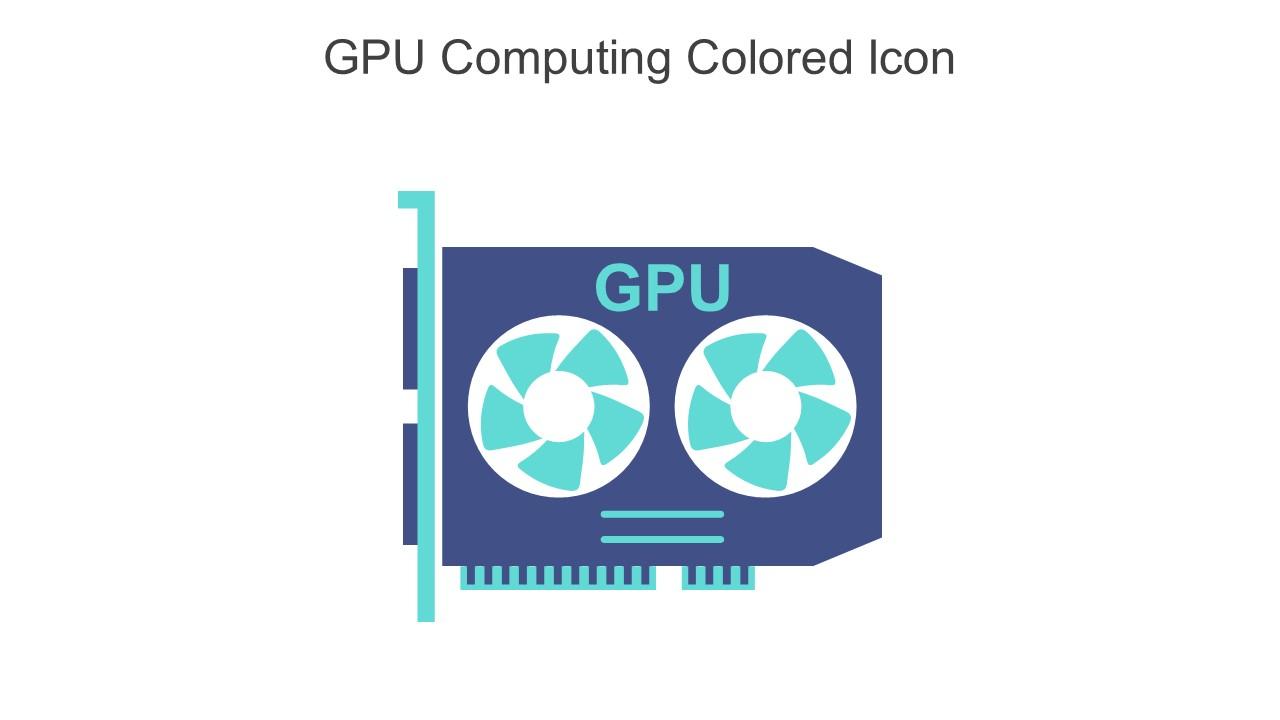 Gpu Computing Colored Icon In Powerpoint Pptx Png And Editable Eps Format PPT Presentation