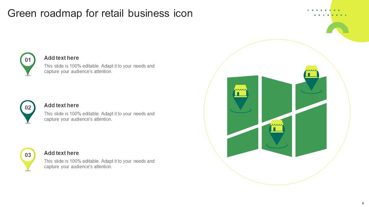 Green Roadmap Powerpoint Ppt Template Bundles Ppt Presentation