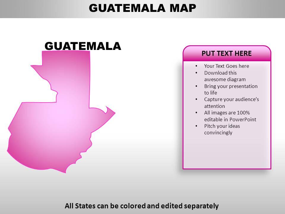 Guatemala Country PowerPoint Maps | PowerPoint Slides Diagrams | Themes ...