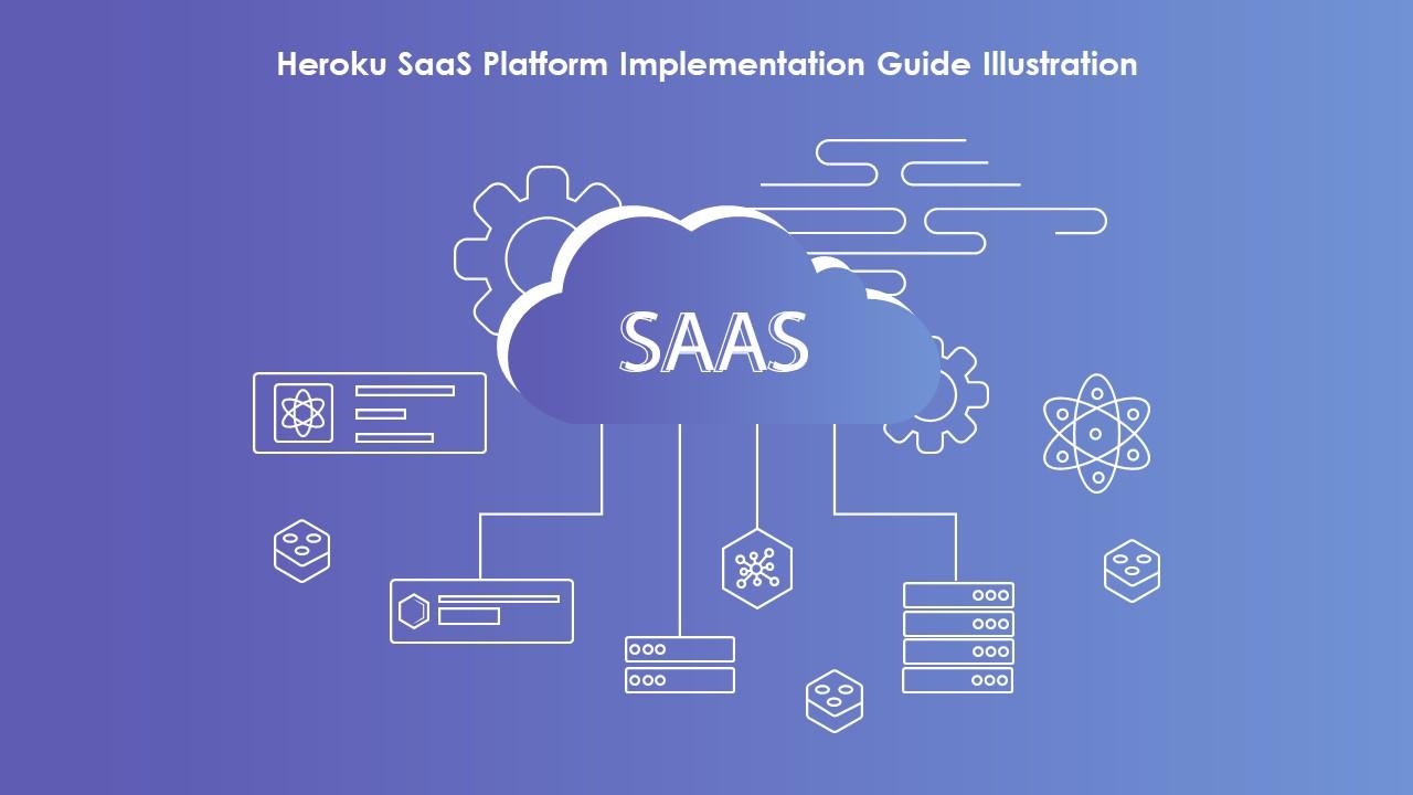 Heroku SaaS Platform Implementation Guide Illustration PPT Slide