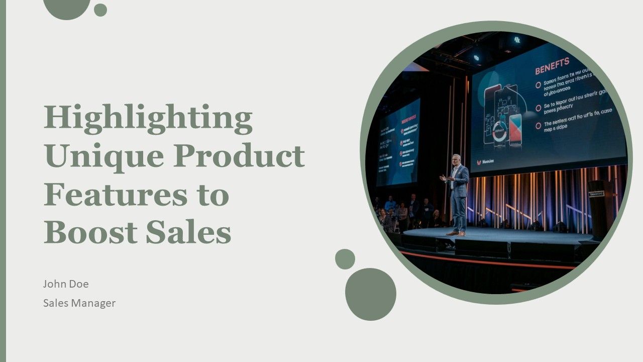 Highlighting Unique Product Features To Boost Sales PPT Guidelines AT