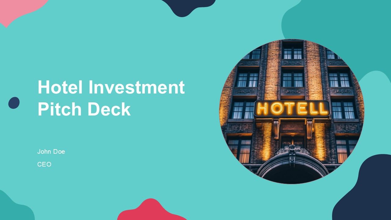 Hotel Investment Pitch Deck PPT Example ST AI