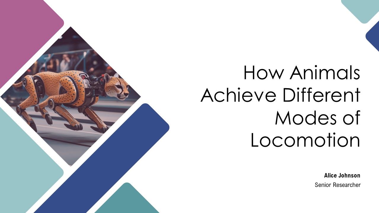 How Animals Achieve Different Modes Of Locomotion PPT Template AT