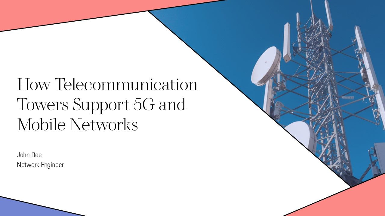 How Telecommunication Towers Support 5G And Mobile Networks PPT Designs AT
