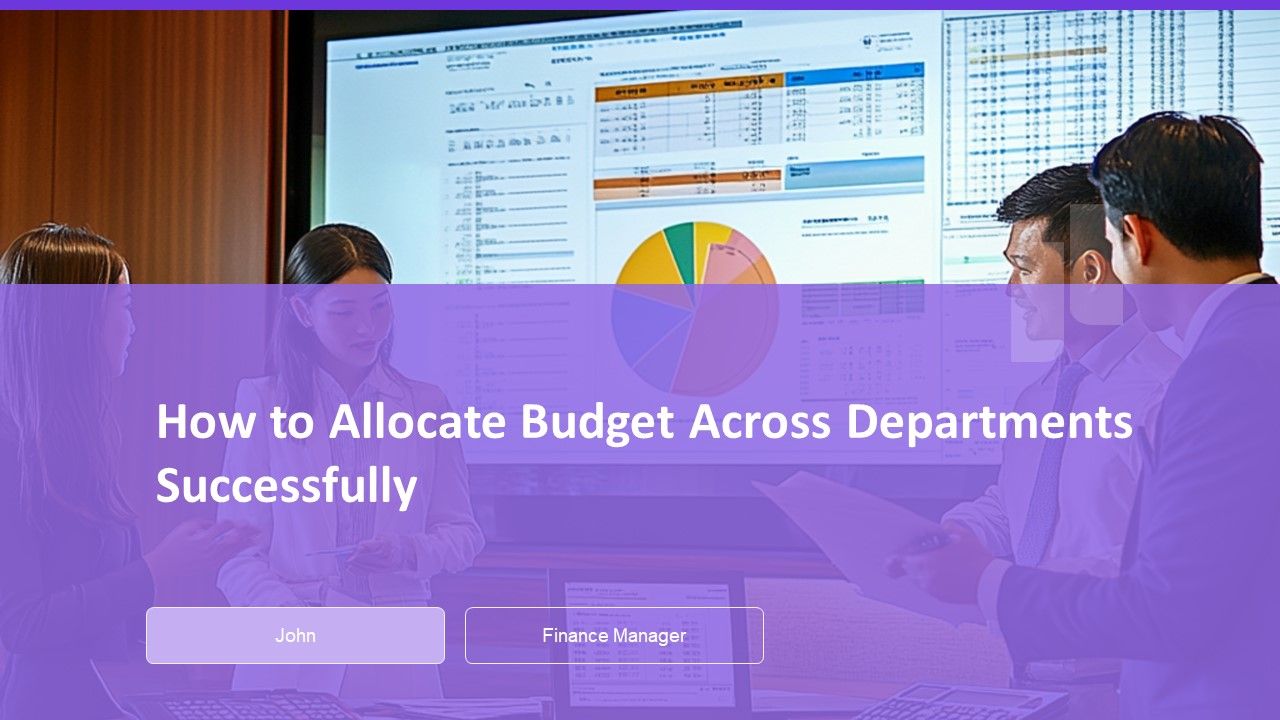 How To Allocate Budget Across Departments Successfully PPT Example AT