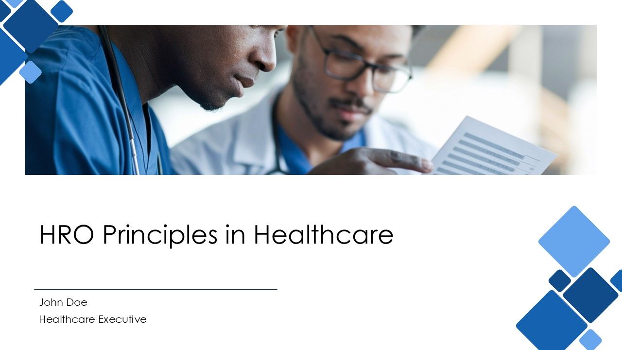 HRO Principles In Healthcare PPT Example AT