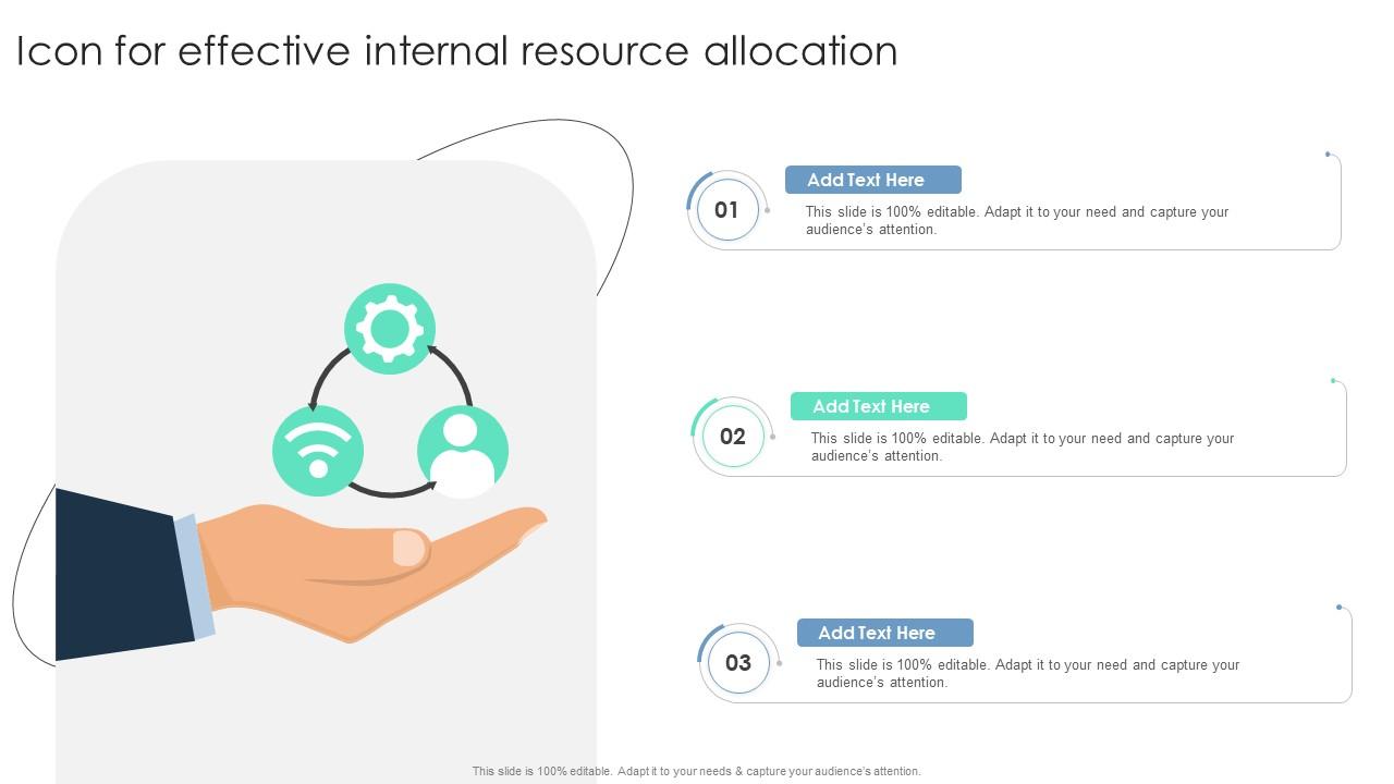 Icon For Effective Internal Resource Allocation PPT PowerPoint Icon For Effective Internal Resource Allocation PPT PowerPoint