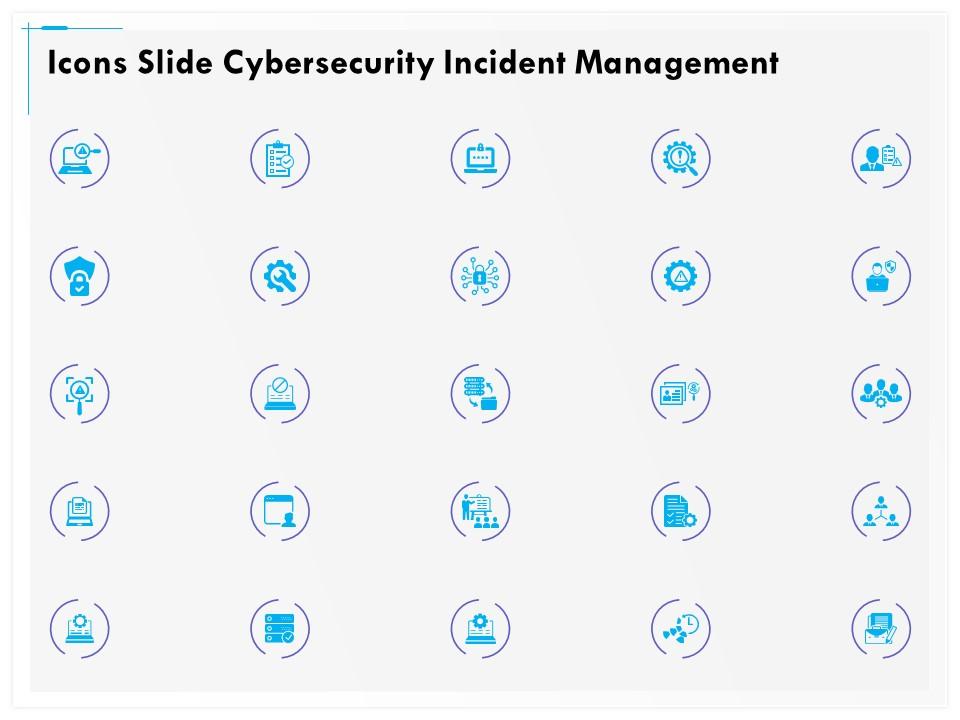 Icons Slide Cybersecurity Incident Management R146 Ppt File Aids ...