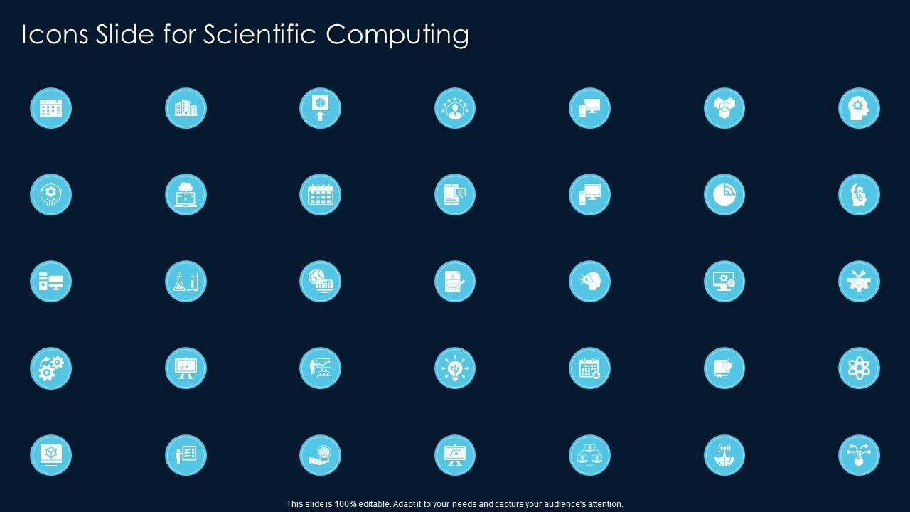 Icons Slide For Scientific Computing Ppt Introduction PPT Template Icons Slide For Scientific Computing Ppt Introduction PPT Template