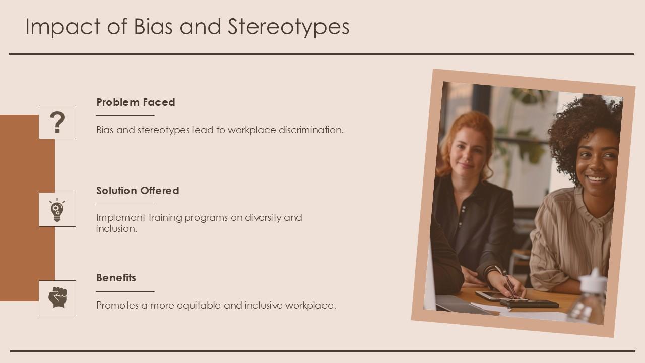 Impact Of Bias And Stereotypes Diversity Issues PPT PowerPoint ACP PPT ...