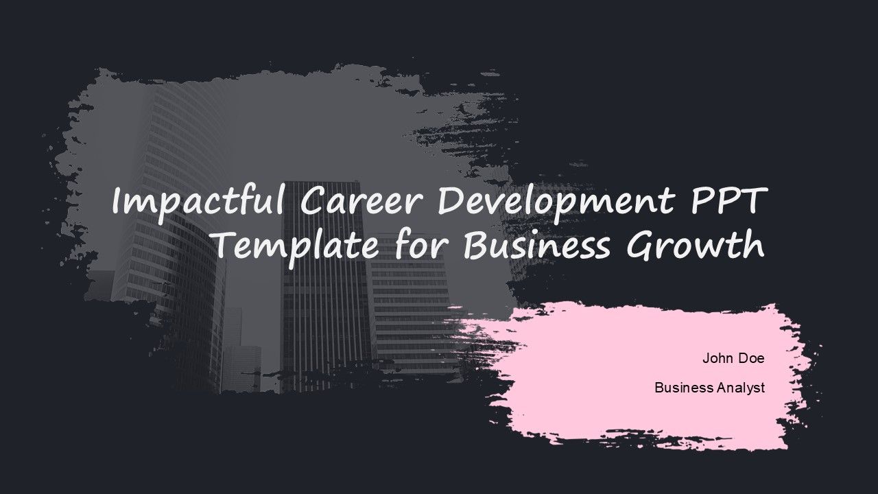 Impactful Career Development PPT Template For Business Growth PPT H