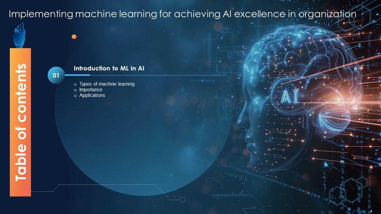 Implementing Machine Learning For Achieving AI Excellence In Organization ML CD PPT PowerPoint