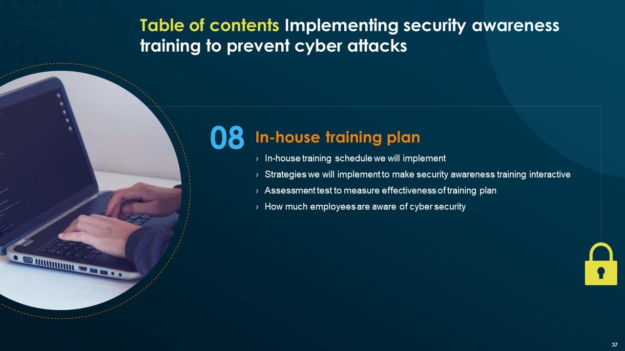Top 10 Implementing Security Awareness Training To Prevent Cyber Attacks Powerpoint Presentation ...