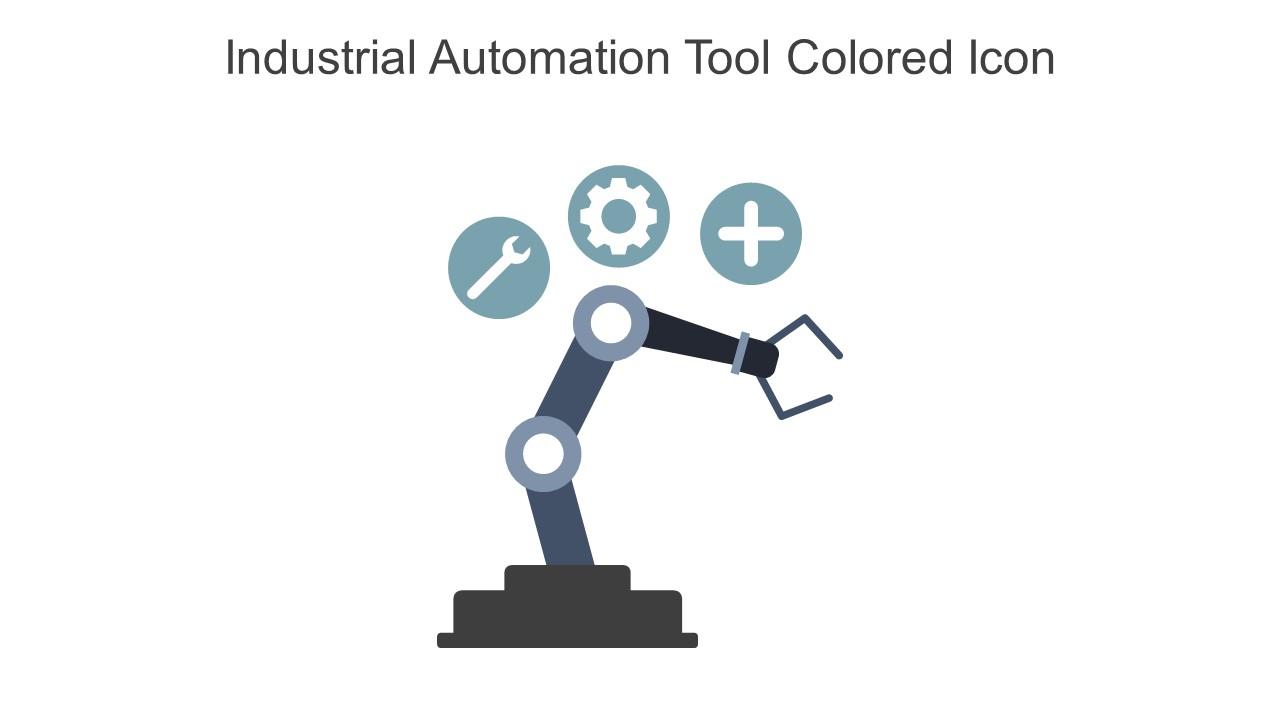 Industrial Automation Tool Colored Icon In Powerpoint Pptx Png And