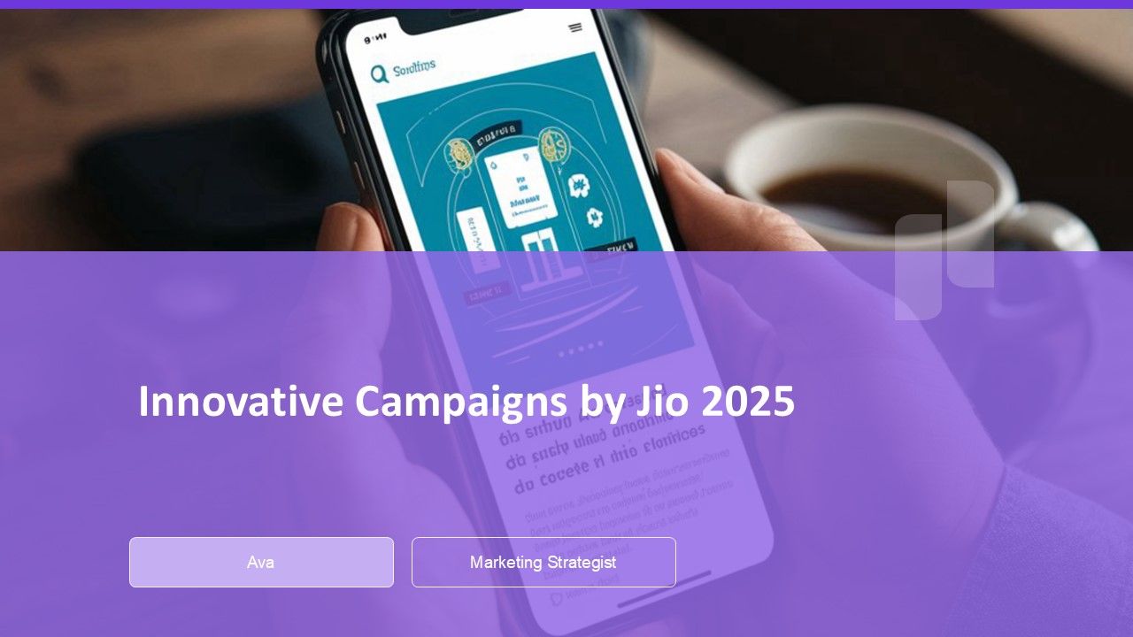 Innovative Campaigns By Jio 2025 PPT Template AT