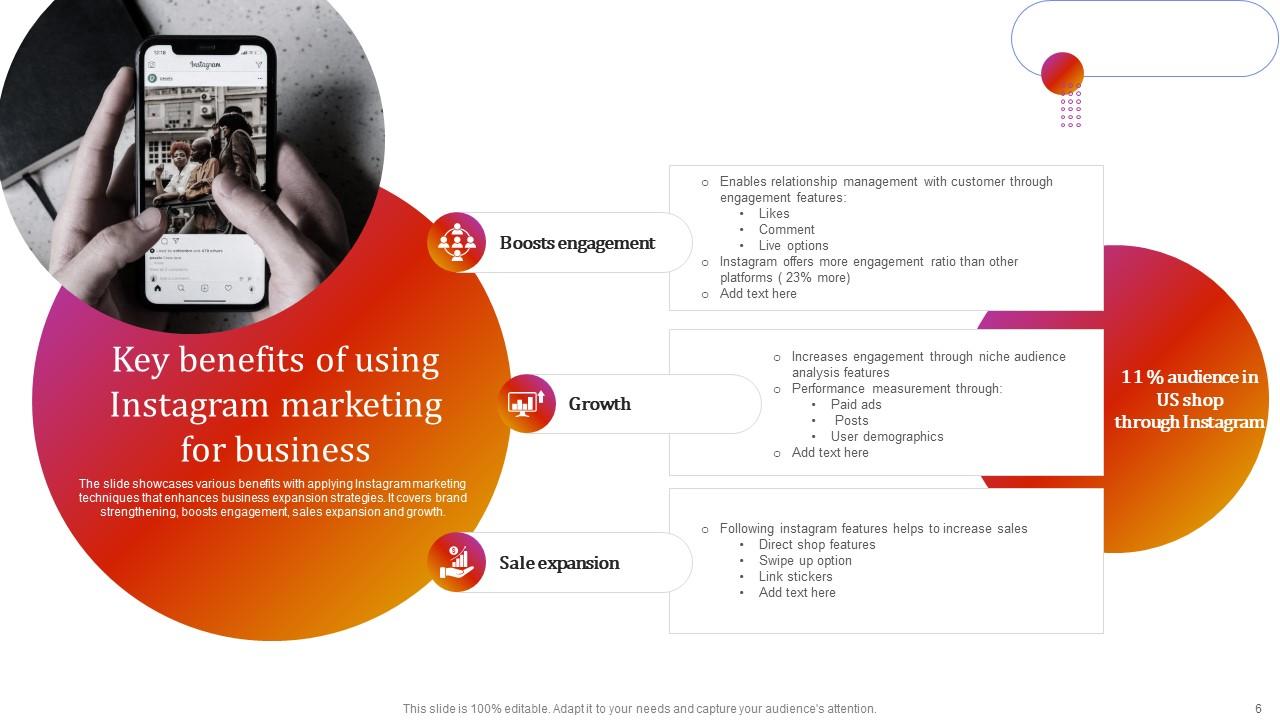 Instagram Marketing To Grow Brand Awareness Powerpoint Presentation ...