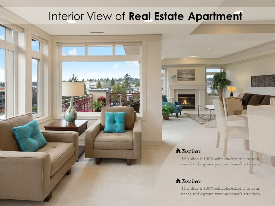 Interior View Of Real Estate Apartment | Presentation Graphics ...