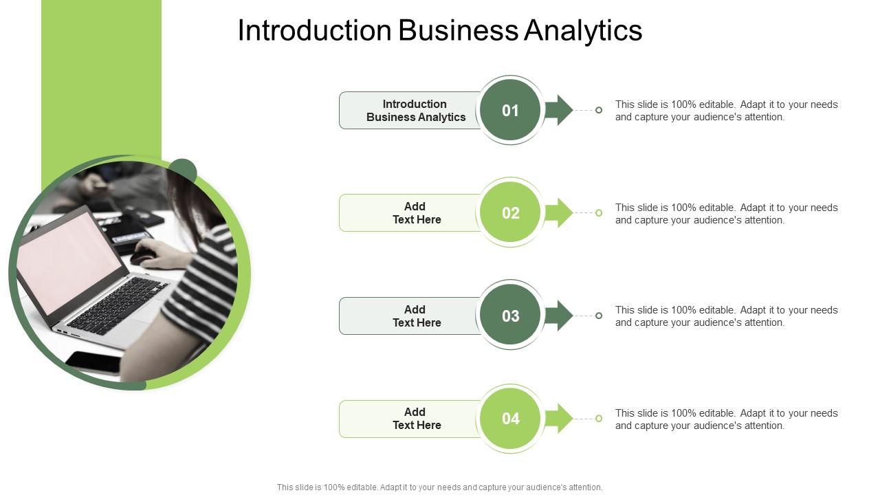 Introduction Business Analytics In Powerpoint And Google Slides Cpb PPT Sample