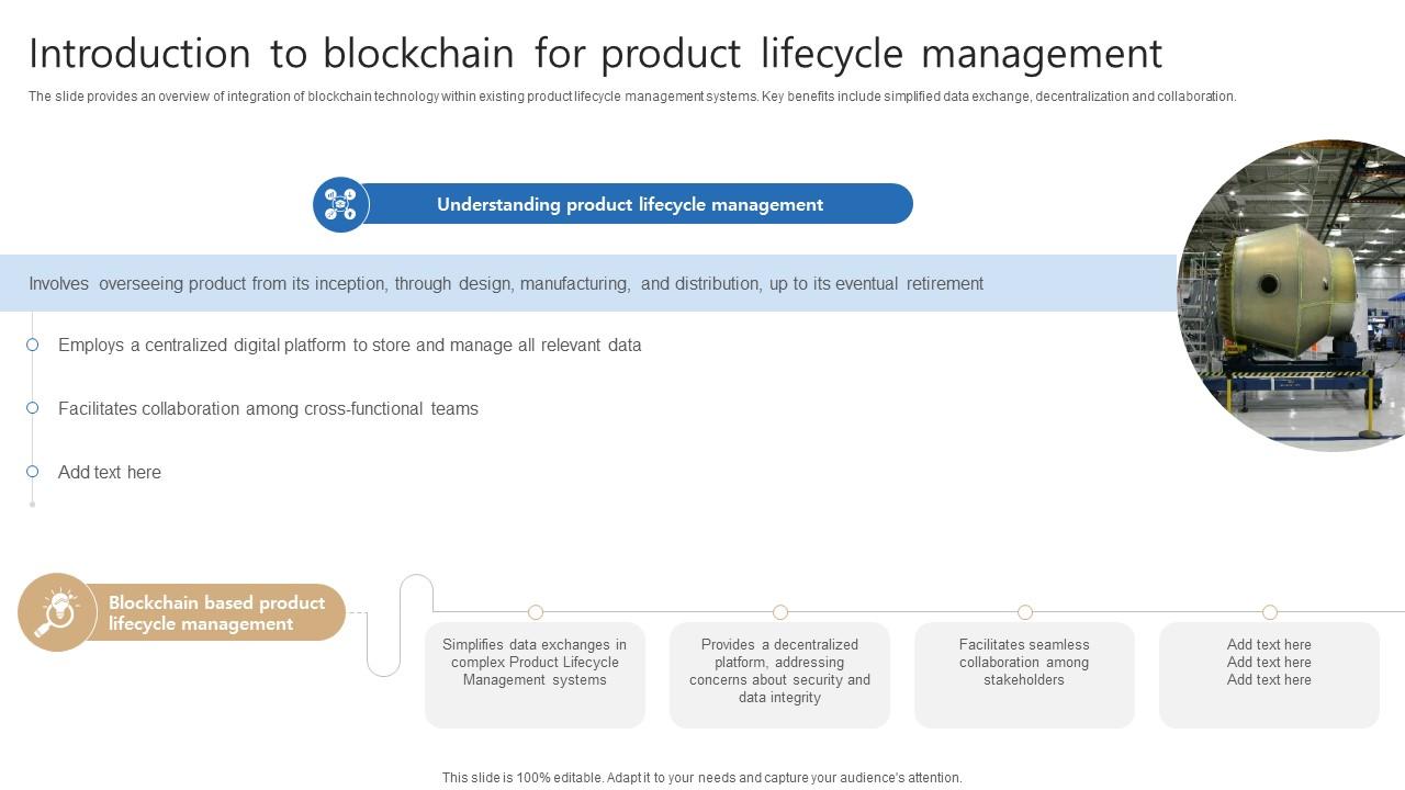 Introduction To Blockchain For Product Blockchain In Manufacturing A ...
