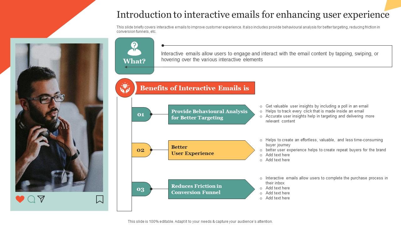Introduction To Interactive Emails For Enhancing User Experience Using Interactive Marketing MKT ...