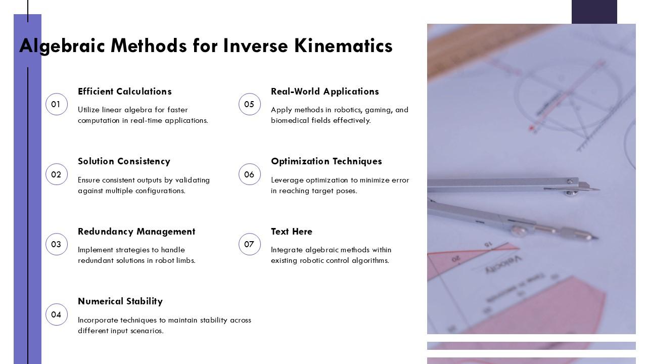 Inverse Kinematics Techniques Applications And Benefitskinematic Ppt