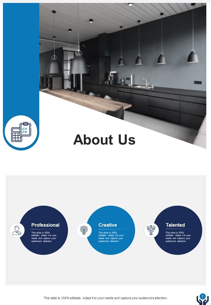 Investment Advice Proposal About Us One Pager Sample Example Document Presentation Graphics