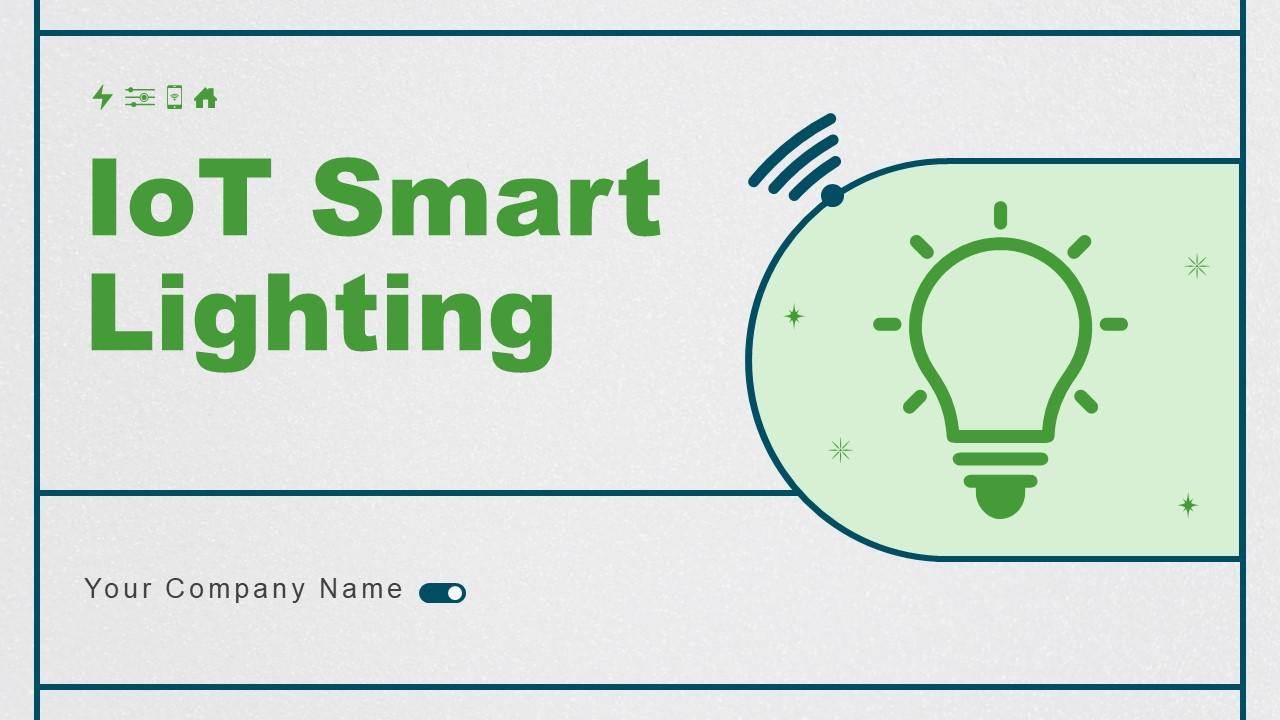 IoT Smart Lighting Powerpoint Ppt Template Bundles PPT Presentation