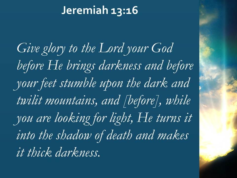 Jeremiah 16 Kjv