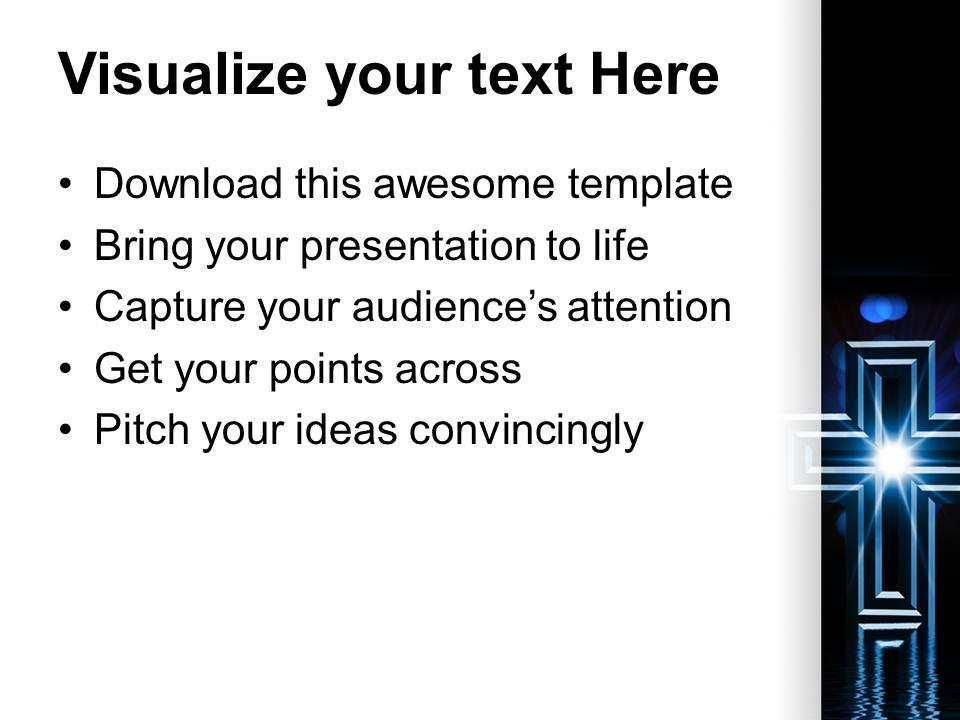 Jesus Christ God Powerpoint Templates Cross Christainity Image Ppt ...