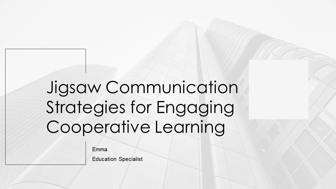 Jigsaw Communication Strategies For Engaging Cooperative Learning PPT ...
