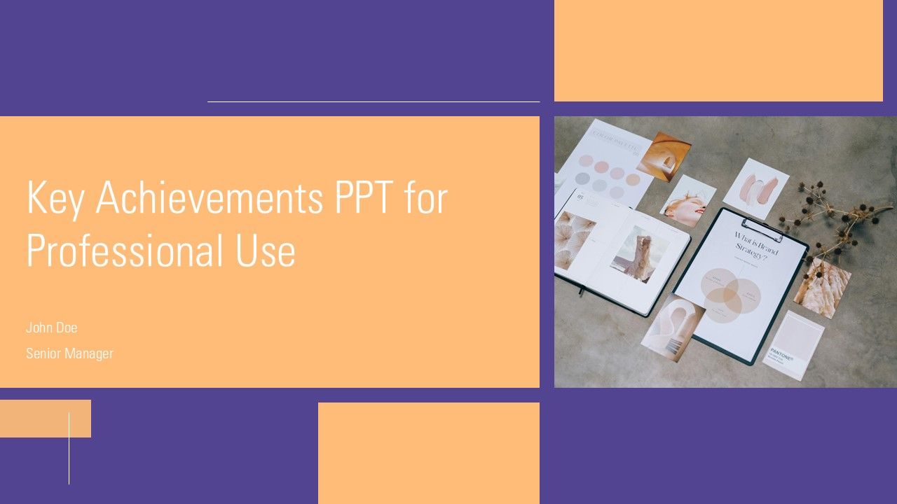 Key Achievements PPT For Professional Use PPT H