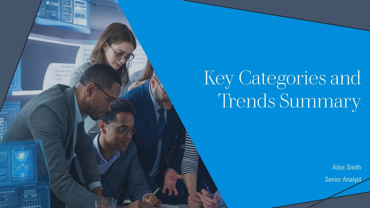 Key Categories And Trends Summary PPT Example AT