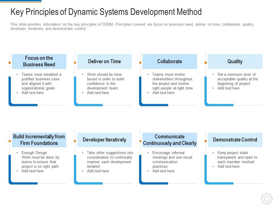 Key Principles Of Dynamic Systems Development Method Dynamic System Development Model It 