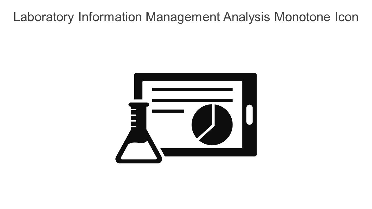 Laboratory Information Management Analysis Monotone Icon In Powerpoint Pptx Png And Editable Eps ...