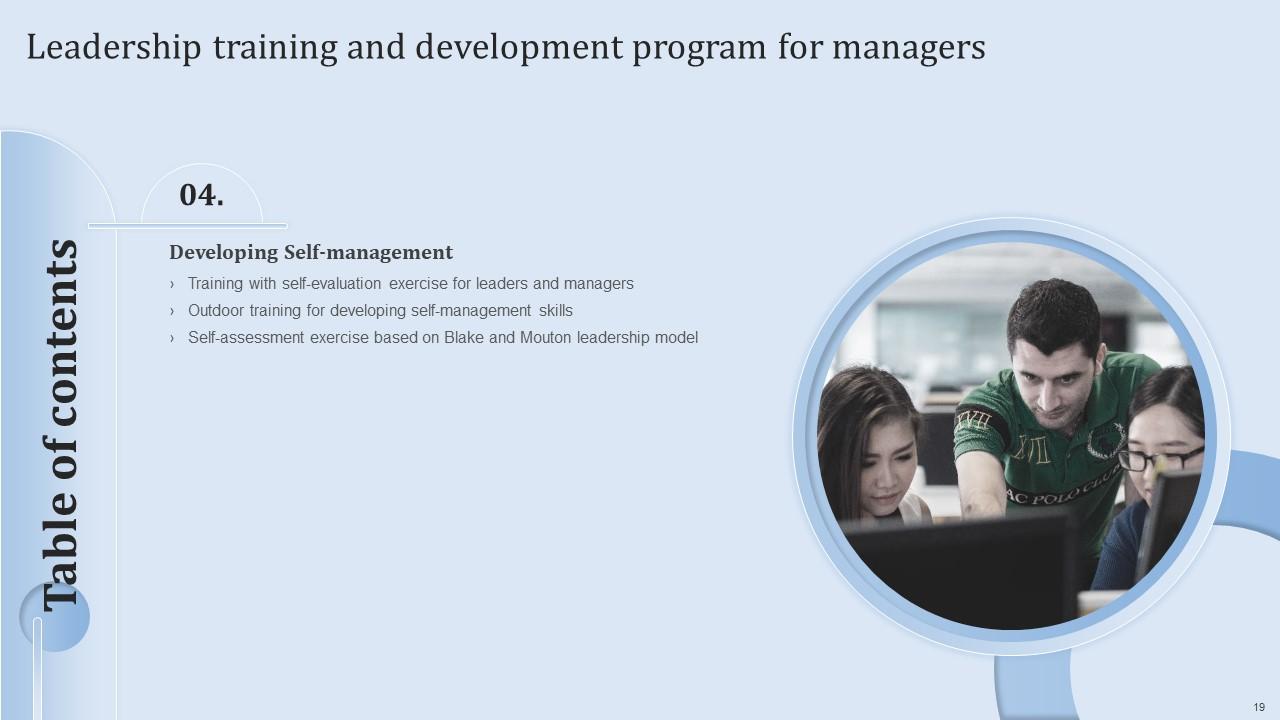 Leadership Training and Development Program for Managers powerpoint ...