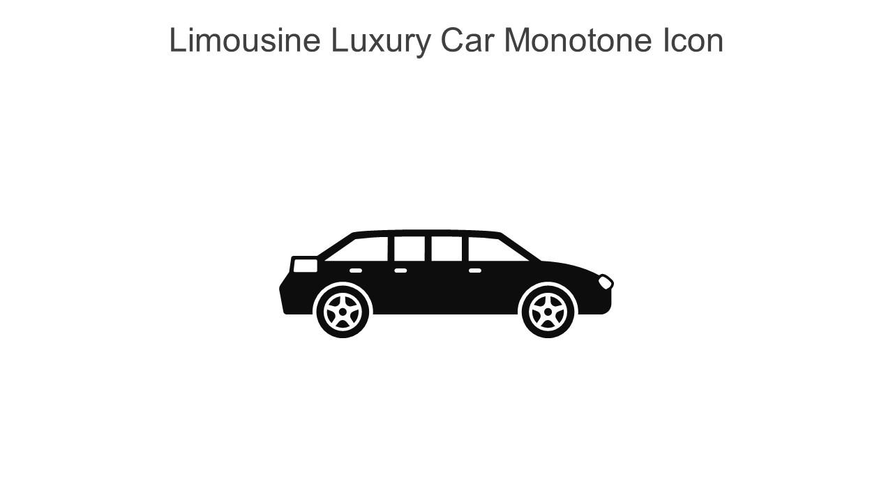 Limousine Luxury Car Monotone Icon In Powerpoint Pptx Png And Editable Eps Format PPT PowerPoint