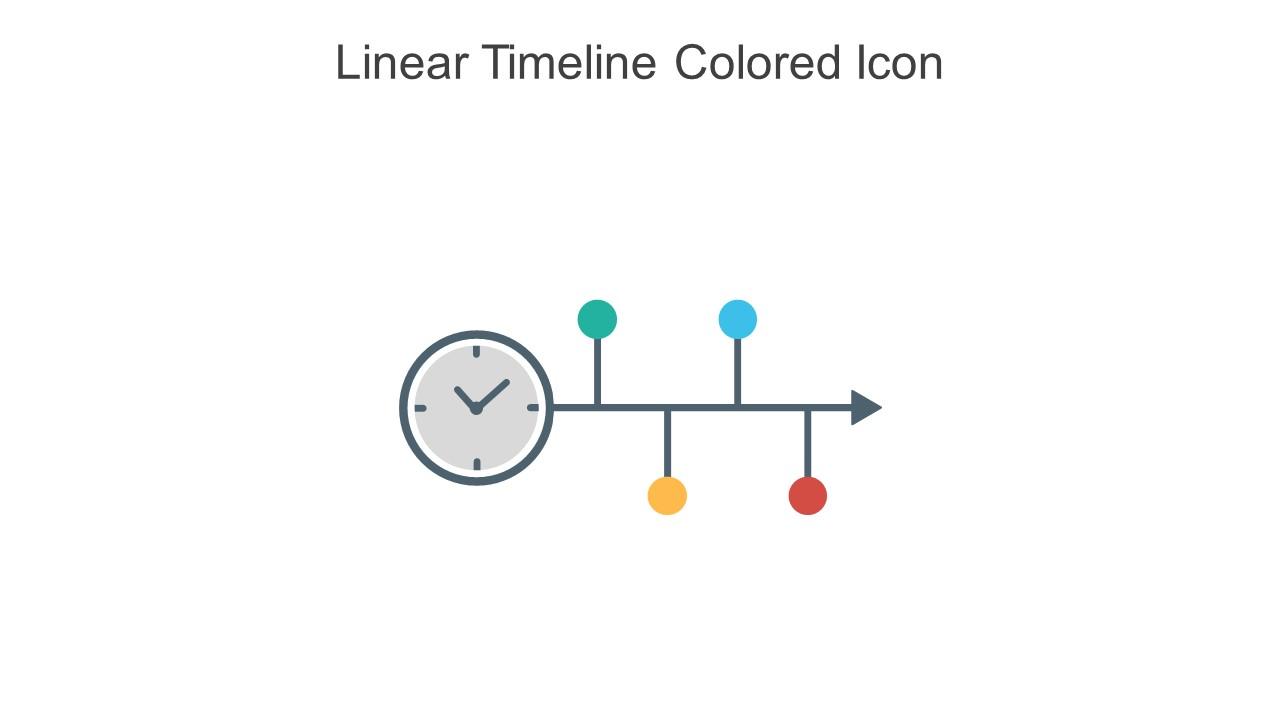 Linear Timeline Colored Icon In Powerpoint Pptx Png And Editable Eps Format Presentation