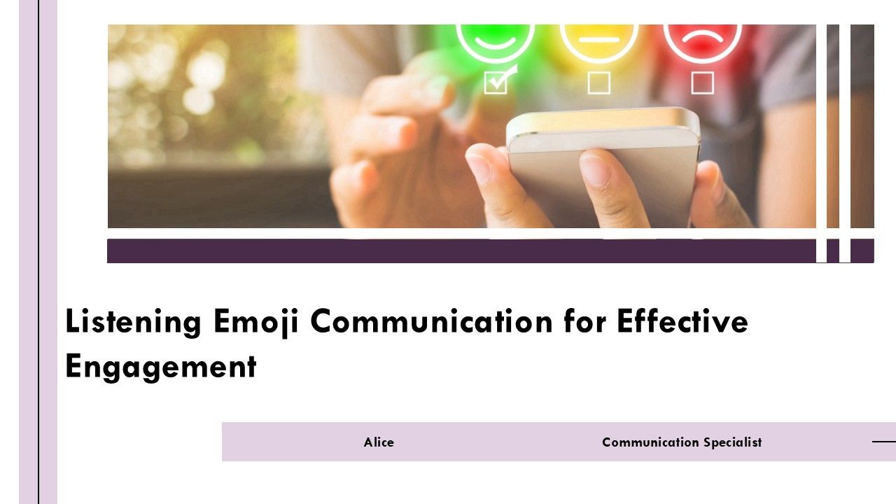 Listening Emoji Communication For Effective Engagement PPT Slides AT