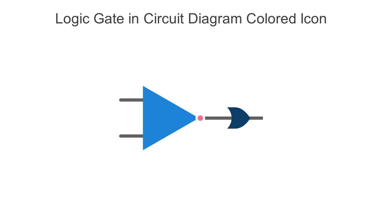 Logic Gate In Circuit Diagram Colored Icon In Powerpoint Pptx Png And