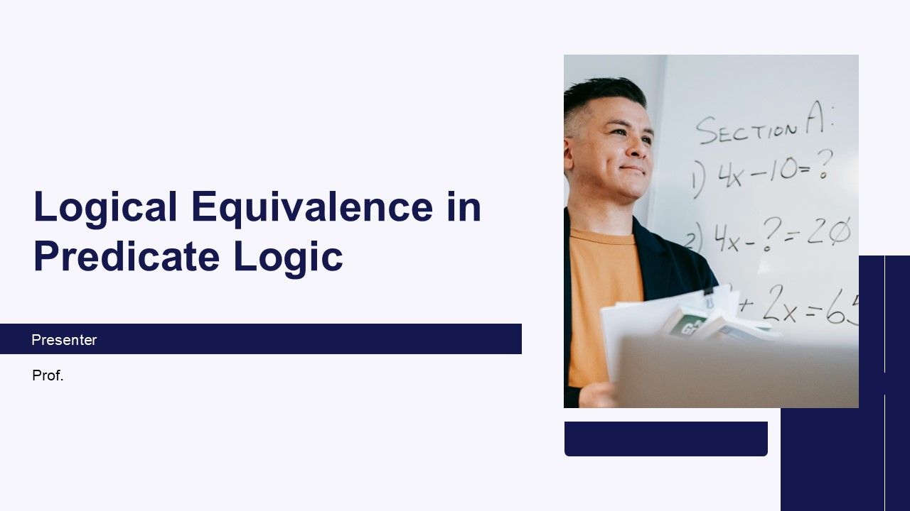 Logical Equivalence Predicate Logic PPT Slides ACP
