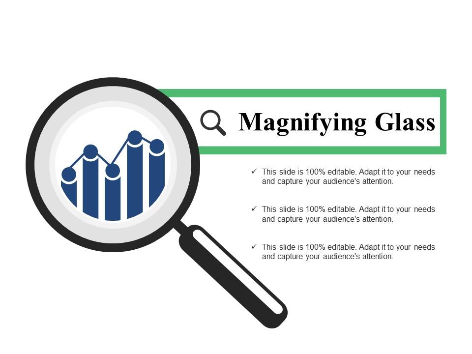 Magnifying glass ppt slide | Presentation Graphics | PowerPoint PPT ...