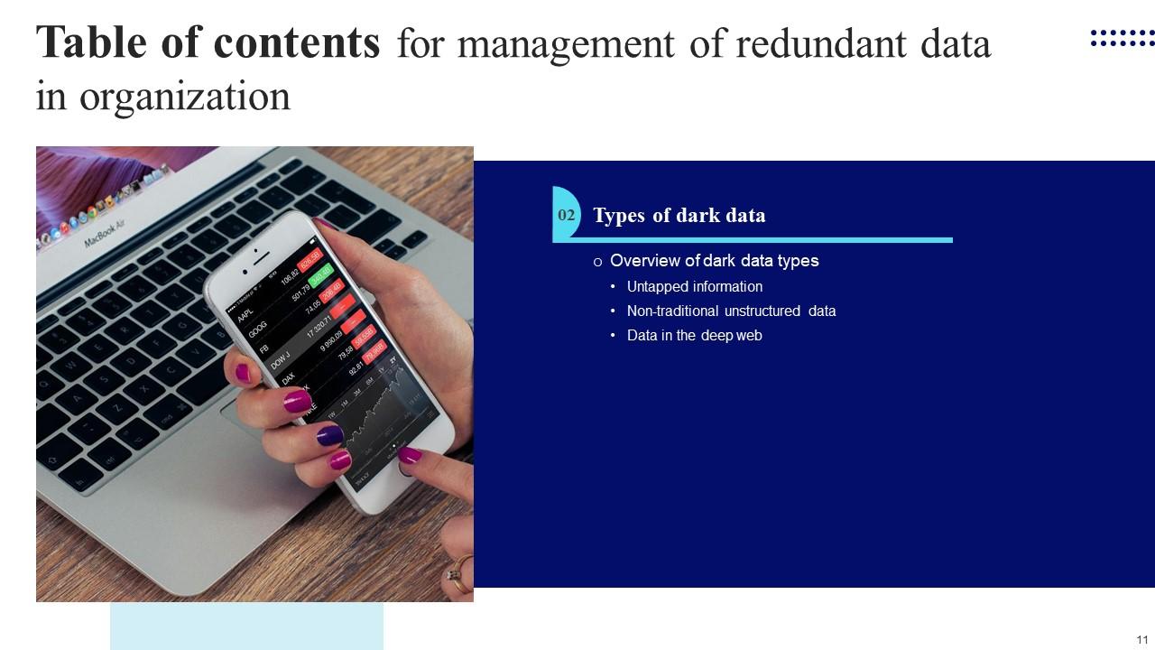 Management Of Redundant Data In Organization Powerpoint Presentation Slides PPT Example