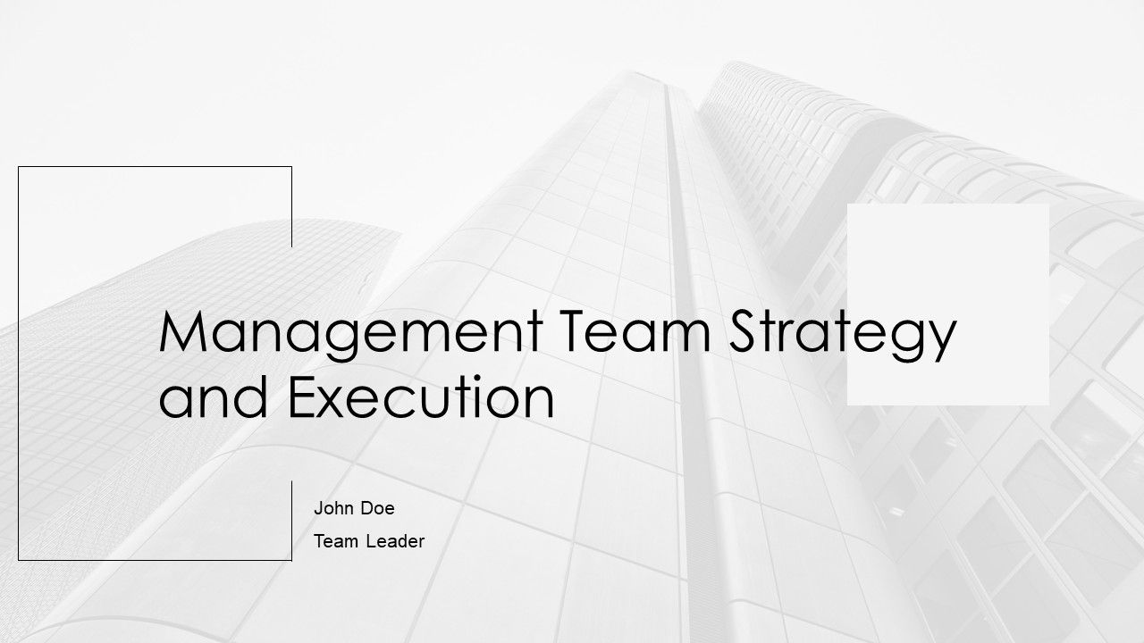 Management Team Strategy And Execution PPT PowerPoint AT