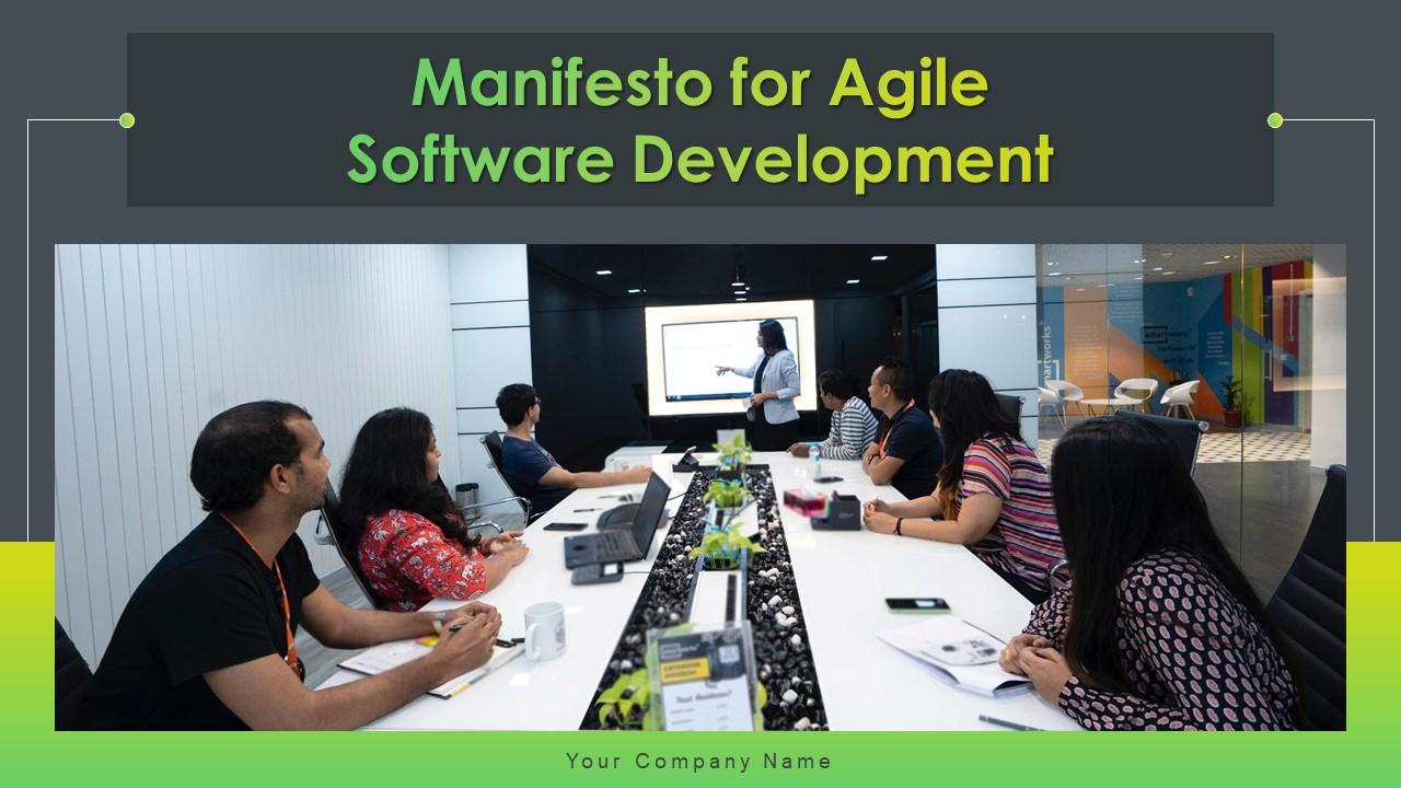 Manifesto For Agile Software Development Powerpoint Presentation Slides | Presentation Graphics ...