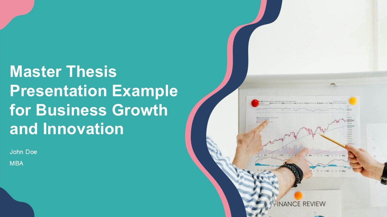 Master Thesis Presentation Example For Business Growth And Innovation PPT H